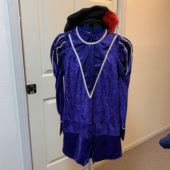 Costumes | Royal Page Handmade Costume Purple Stretch Velour And Satin ...